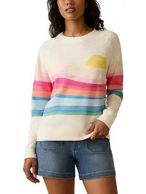 Faherty Brand Sunwashed Slub Sweatshirt - Sun Spritz