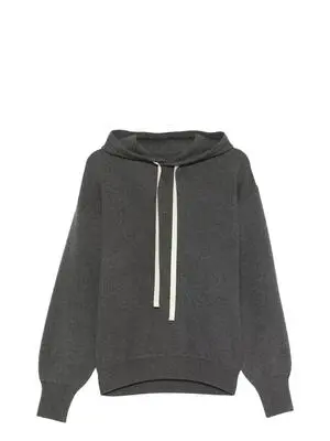 JIL SANDER Cashmere Hoodie - Grey
