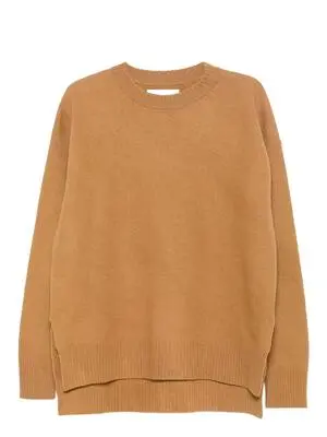 JIL SANDER Wool Sweater - Brown