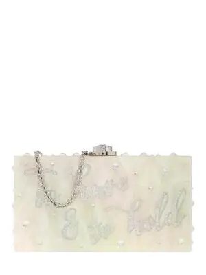 SOPHIA WEBSTER Cleo Clutch - White