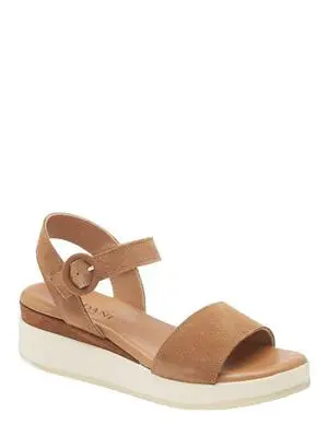 Cordani Arielle Ankle Strap Platform Wedge Sandal - Clove