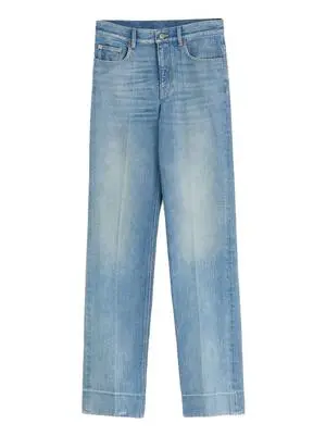 Valentino Garavani Straight-cut Trousers - Denim