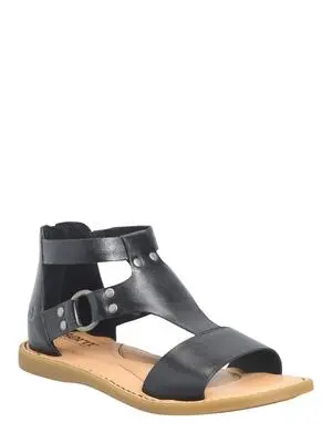 BØRN Børn Indi Ankle Strap Sandal Black Leather