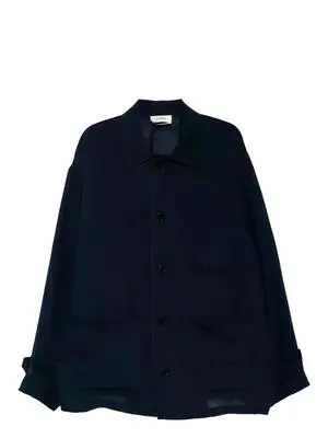 SYSTEM Sheer Chore Shirt - Blue