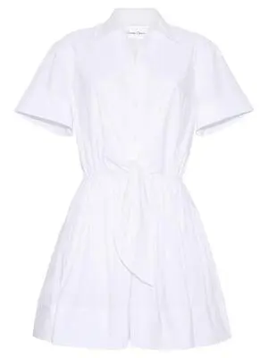 Cara Cara Asbury Mini Shirt Dress - White