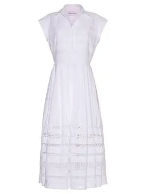Cara Cara Octavia Midi Shirtdress - White
