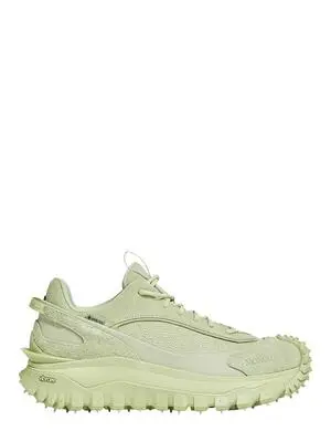 Moncler Trailgrip Momint Nubuck & Suede Sneakers - Green