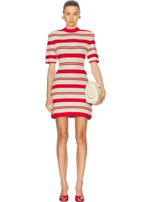 AKNVAS Aidan Knit Mini Dress - Anemone