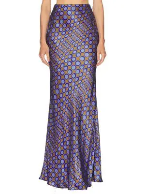 Christopher John Rogers Maxi Skirt - Nepeta