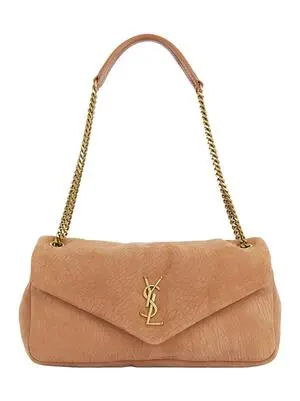 Saint Laurent Medium Calypso Bag - Honey Caramel