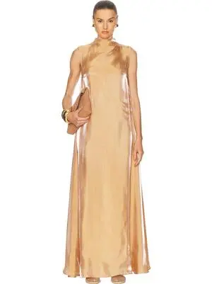 Staud Araya Dress - Rose Gold