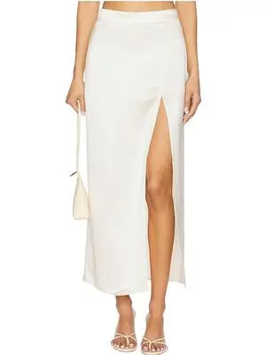 NONCHALANT LABEL Lane Skirt - Champagne