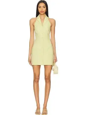 MORE TO COME Kylie Mini Dress - Pale Yellow
