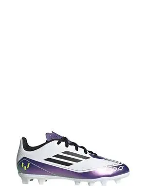 Adidas F50 Club Ground Soccer Shoes - Cloud White/core Black/purple