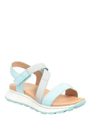 BØRN Børn Mady Wedge Sandal Turquoise Combo