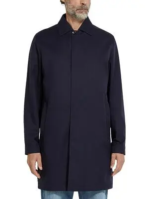 Zegna Motorin Raincoat - Navy Blue