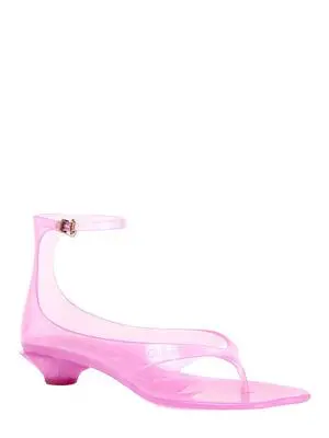 Chloé Jelly Sandals With Shell Heel - Pink Fizz