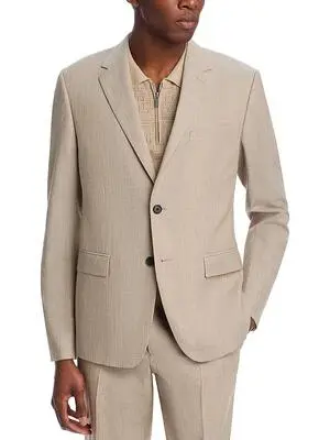 Theory Chambers Melange Solid Slim Fit Suit Jacket In Soft Tailoring Light Walnut