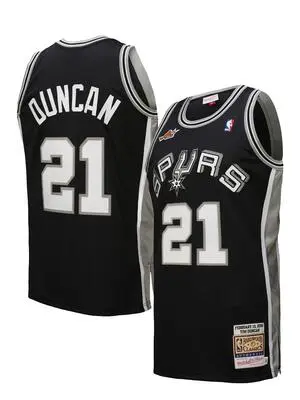 Mitchell & Ness Tim Duncan 2000 Nba All-star Game Authentic Jersey - Black