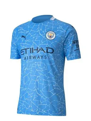 PUMA Manchester City Authentic Home Shirt 2020/21 - Blue