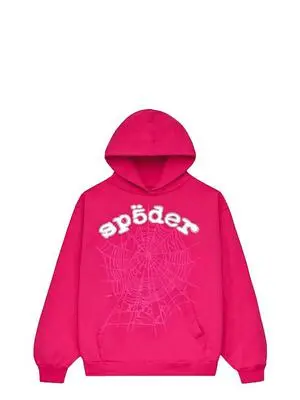 SP5DER Legacy Hoodie - Pink/white