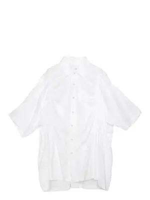 YOSHIOKUBO Crash Side Shirt - White