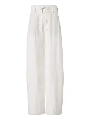 Vince Mid-rise Wide-leg Pants - White