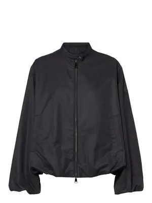 Moncler Moncler Gruissan Cotton-Blend Bomber Jacket Black