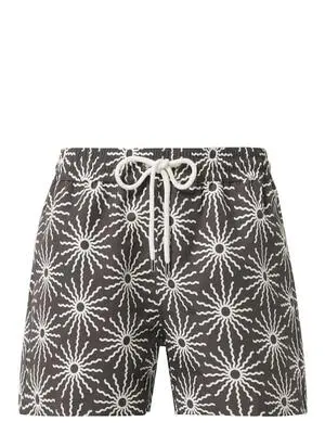 Frescobol Carioca Rio Printed Swim Trunks - Green