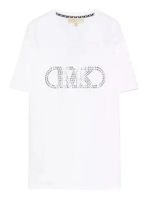 Michael Kors Empire-stud T-shirt - White
