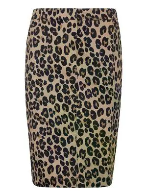 Aspesi Leopard-print Skirt - Neutrals