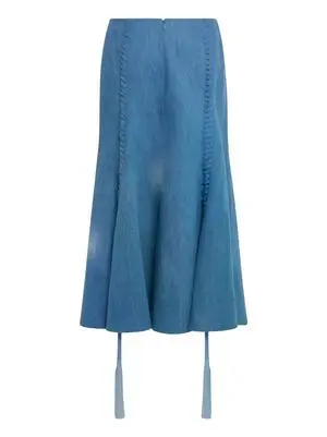 GABRIELA HEARST Gabriela Hearst Dion A-Line Skirt