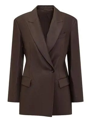 BRUNELLO CUCINELLI Double-Breasted Blazer