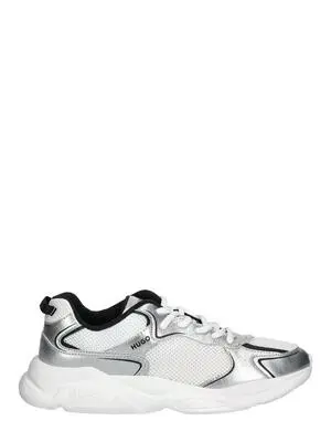 HUGO BOSS HUGO Metallic-Finish Sneakers