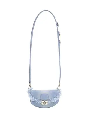 GANNI Denim Cross Body Bag - Blue