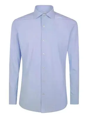 TINTORIA MATTEI 954 Spread-collar Shirt - Blue