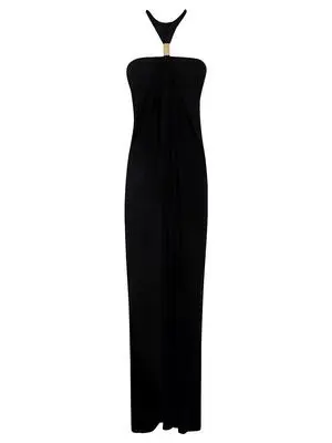 TOM FORD Halterneck Midi Dress - Black