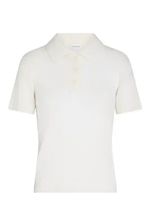 Naadam Cashmere Polo Sweater - White