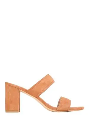 STUART WEITZMAN Sydney 75 Suede Sandals - Tan
