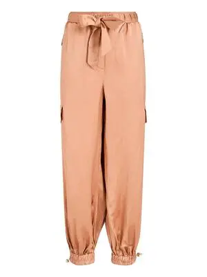Zimmermann Shantung Cargo Pants - Antique Rose