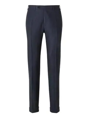 Canali Wool Trousers - Blue