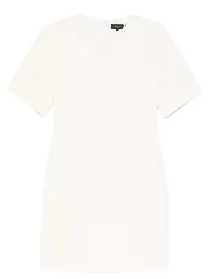 Theory Boxy Mini Dress - White
