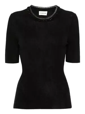 P.a.r.o.s.h Cipria Polo Top - Black