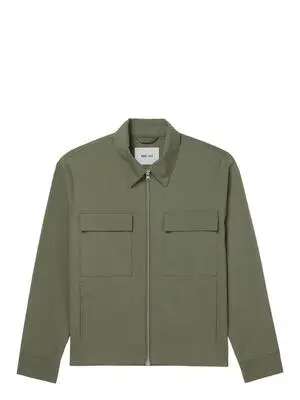 Nn07 NN07 Alban 8240 Recycled-Twill Jacket Green
