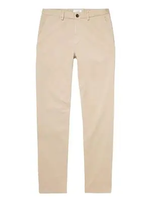 Mr P. Slim-fit Cotton-twill Chinos - Neutrals