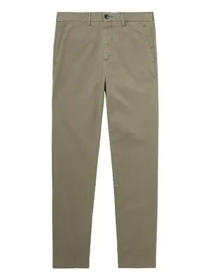 Mr P. Slim-fit Cotton-twill Chinos - Green