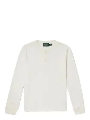 Polo Ralph Lauren Polo Country Cotton-jersey Henley T-shirt - Neutrals