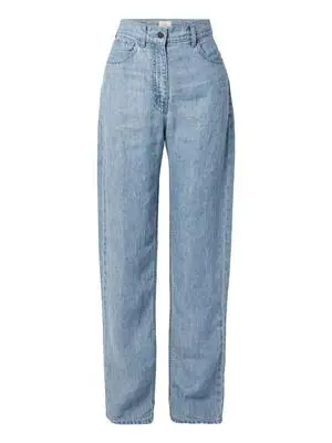 THE ROW Tarley High-rise Straight-leg Jeans - Blue