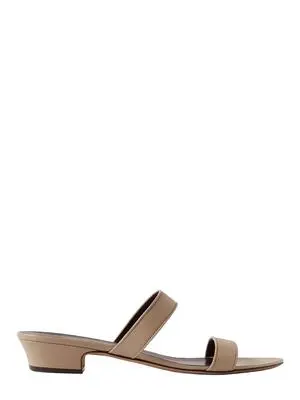 THE ROW The Row Awar Leather Sandals Beige