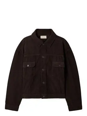 THE ROW Ness Cotton-corduroy Jacket - Brown